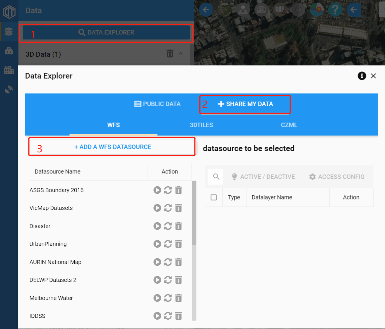Register WFS Datasets – Digitwin Documentation Base